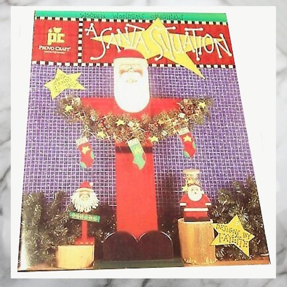 Other | A Santa Situation Plans For Wooden Santa Holiday Painting ...
